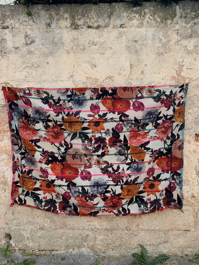 Hand Screen Printed Throw N.1 – TulsiShop