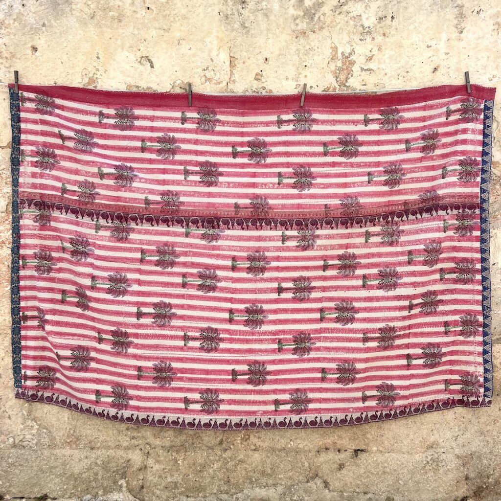 Pink Palm Trees Ralli – TulsiShop